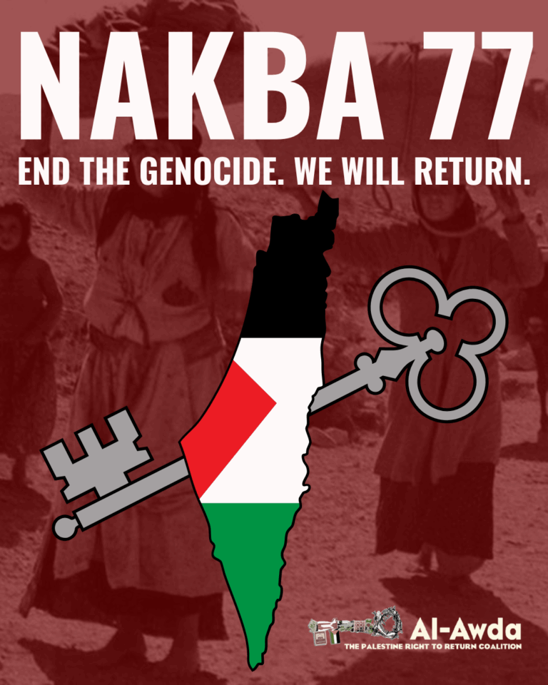 The Ongoing Nakba, 1948-2025: Our Return is Coming – Al-Awda: The ...
